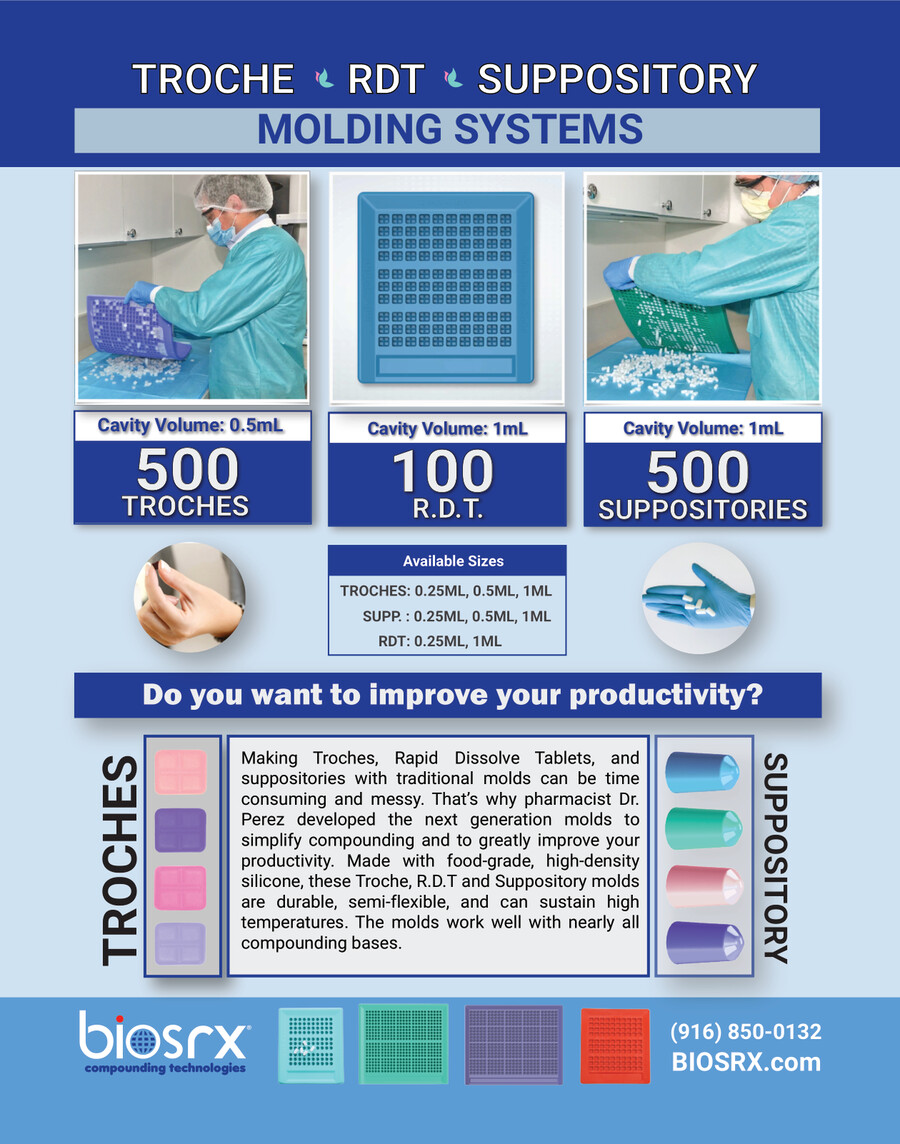 Troche, RDT ,and Suppository Molds by TICKERWORKS, INC. - Flipsnack