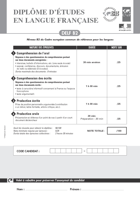 DELF B2 EJEMPLO 2 by Michelle - Flipsnack