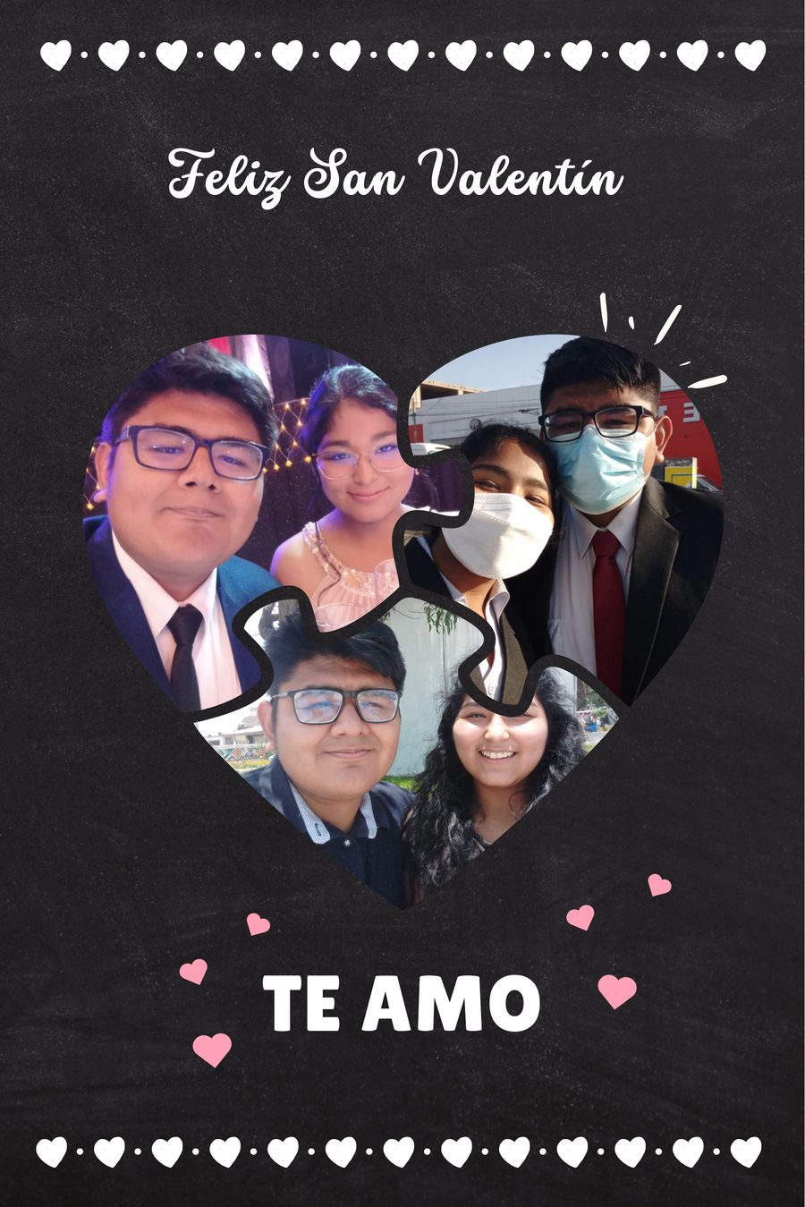 Collage pizarra de fotos de amor original negro by... - Flipsnack