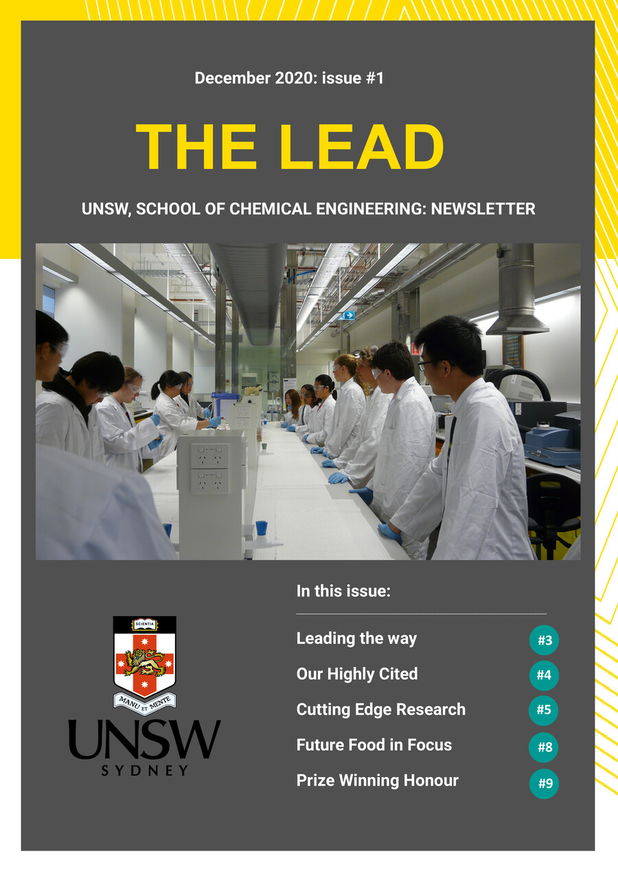 UNSW Chemical Engineering - Newsletter - December 2020 by Melinda ...