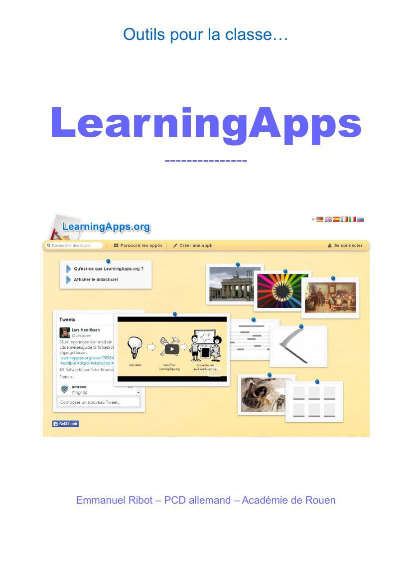 Découvrir LearningApps by Emmanuel Ribot - Flipsnack