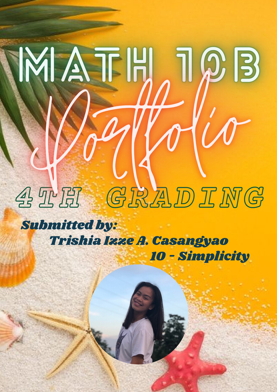 Mathematics 10B - 4th Grading by Trishia Izze... - Flipsnack