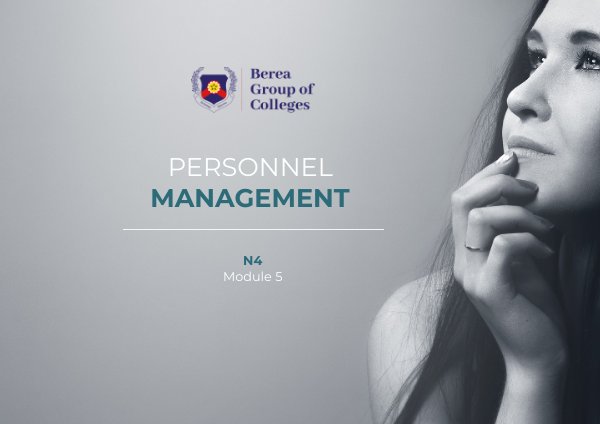 PERSONNEL MANAGEMENT N4 Module 5 by E-Publishing - Flipsnack