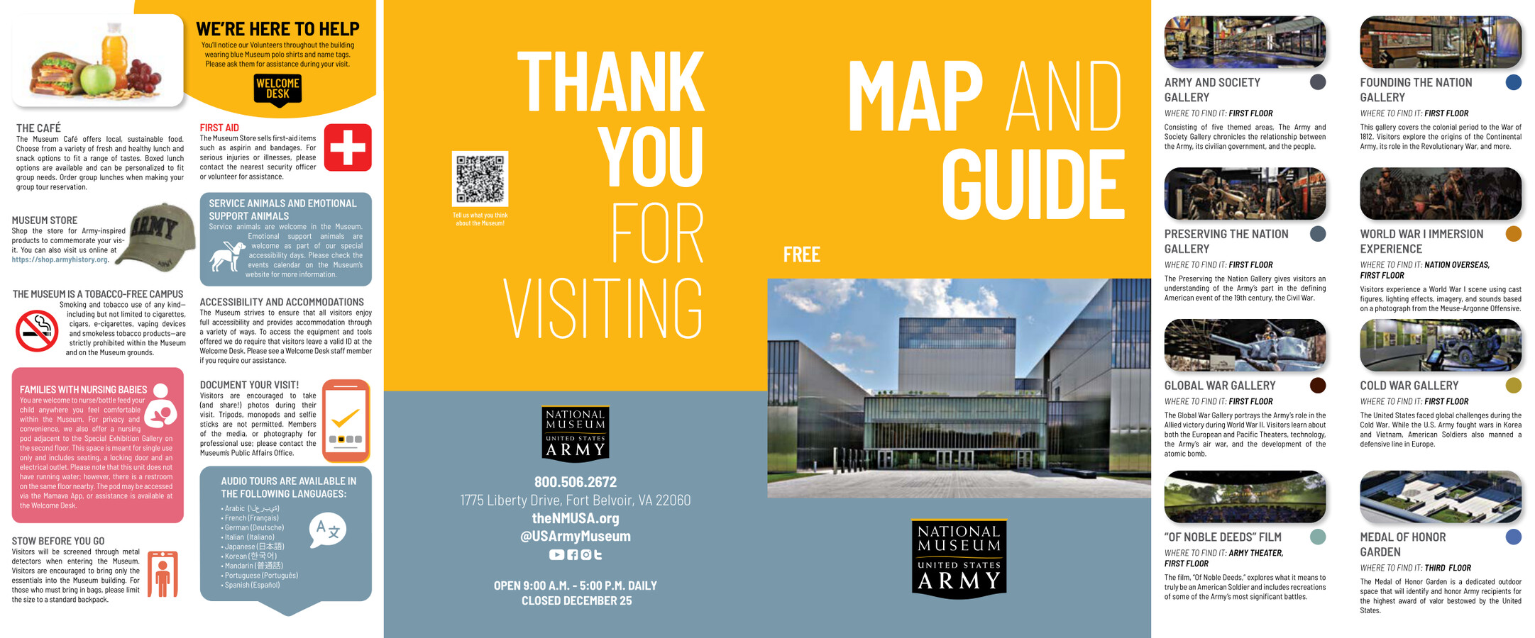 National Museum of the United States Army Map and Guide 2020 by The ...