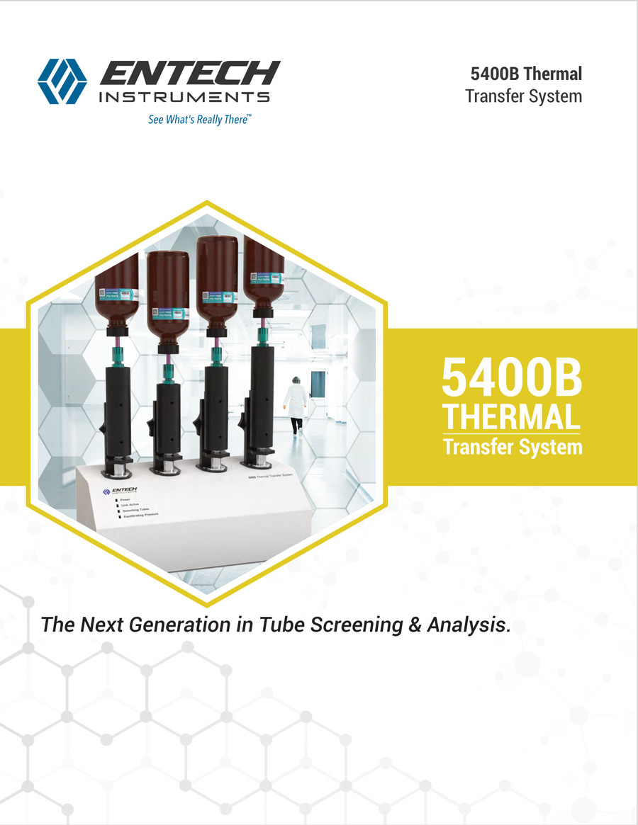 5400B Thermal Transfer System by entechinstruments - Flipsnack