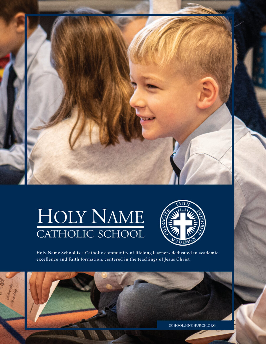 Holy Name Catholic School Brochure by Mary Freeman - Flipsnack
