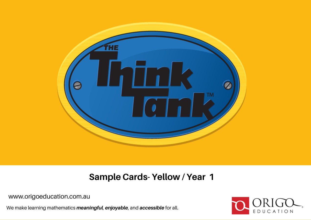 AUS Think Tank Sample Cards- Thinking Mathematically and Pro by ORIGO ...