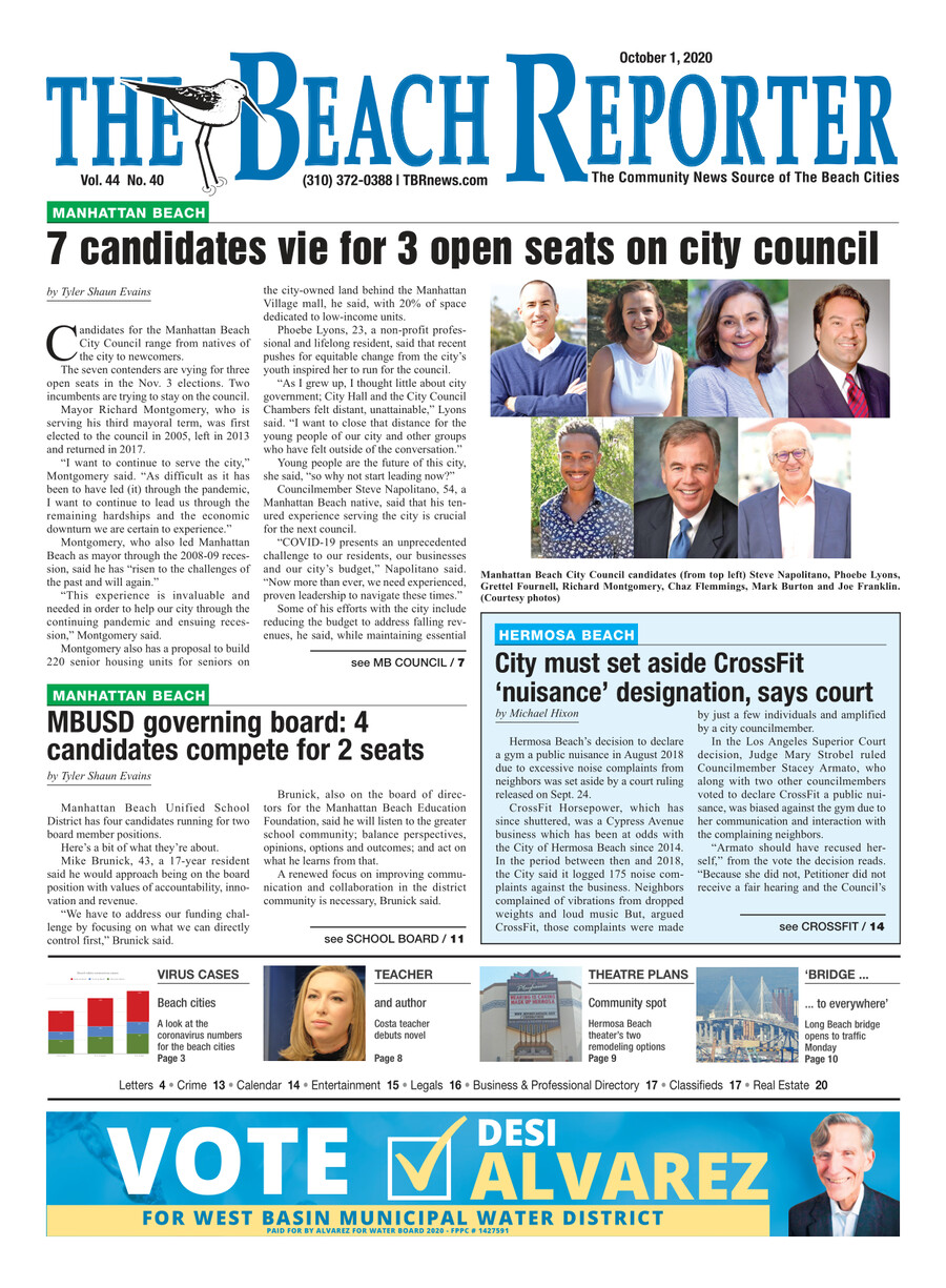 The Beach Reporter October 1, 2020 by Grunion Gazette - Flipsnack