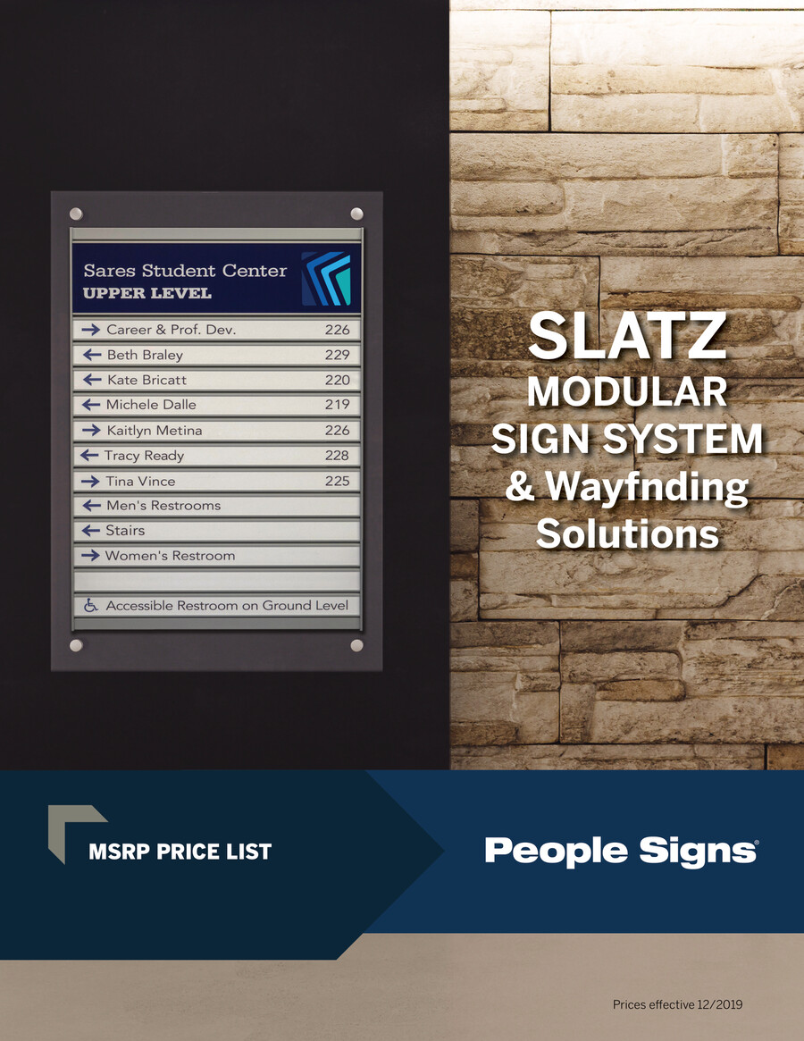 2020 People Signs Slatz MSRP Price List by People Signs - Flipsnack