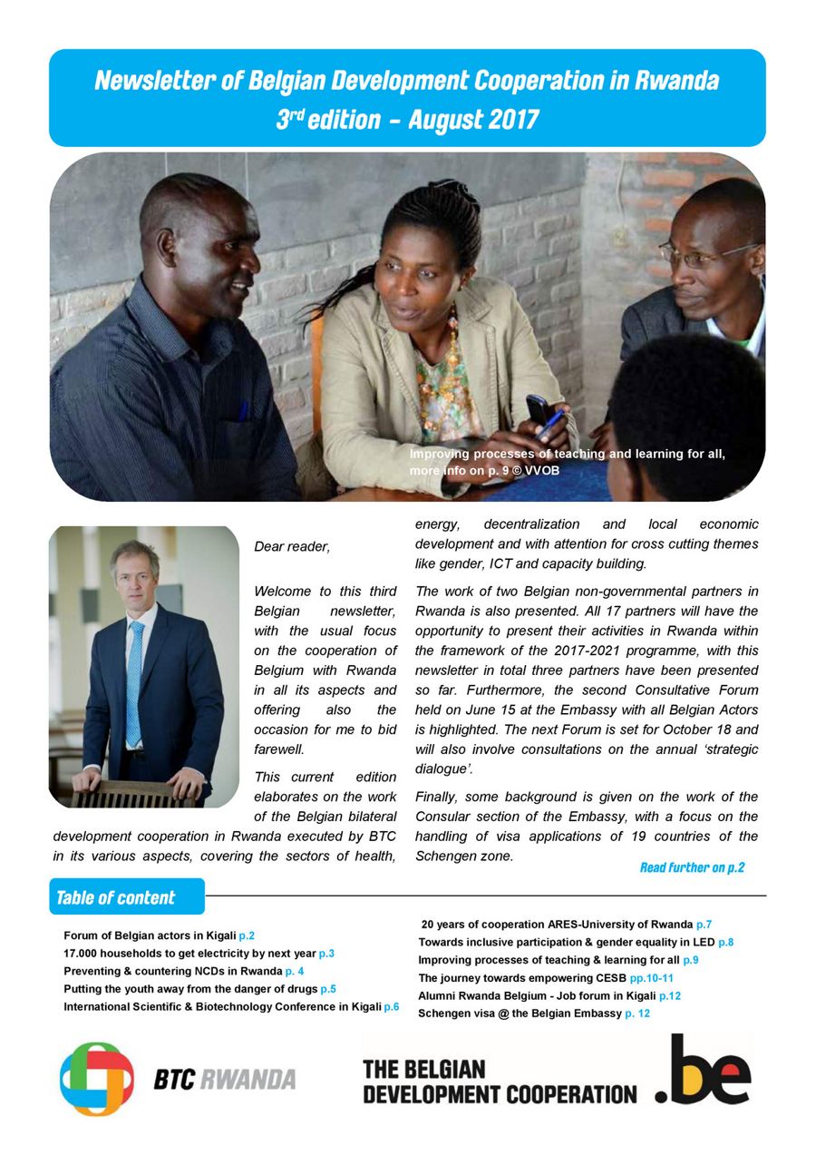 3rd edition - Newsletter of Belgian Development Cooperation by BTC ...