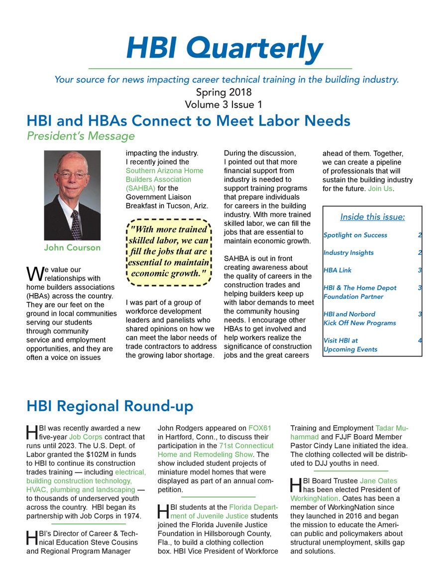 2018 Spring Quarterly Newsletter by hbicommunications - Flipsnack