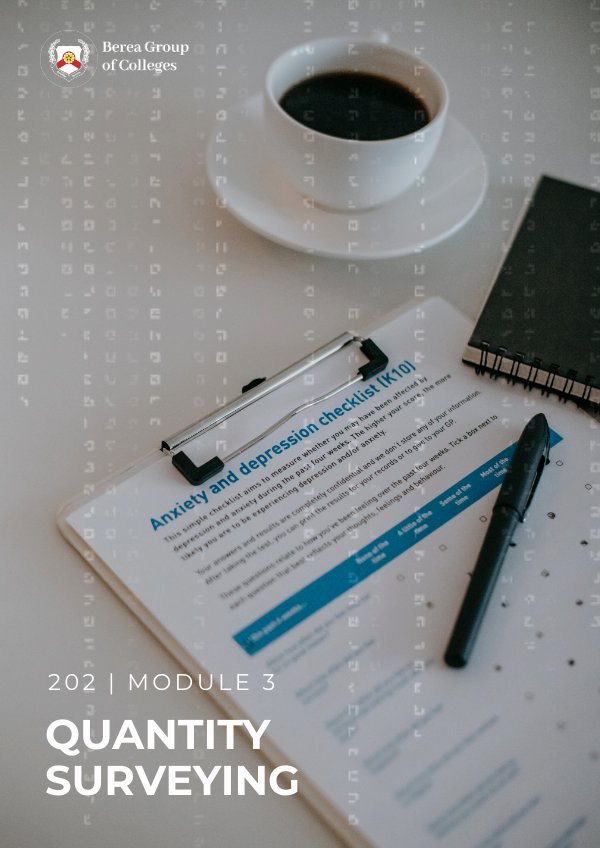 Quantity Surveying 202 - Module 3 by E-Publishing