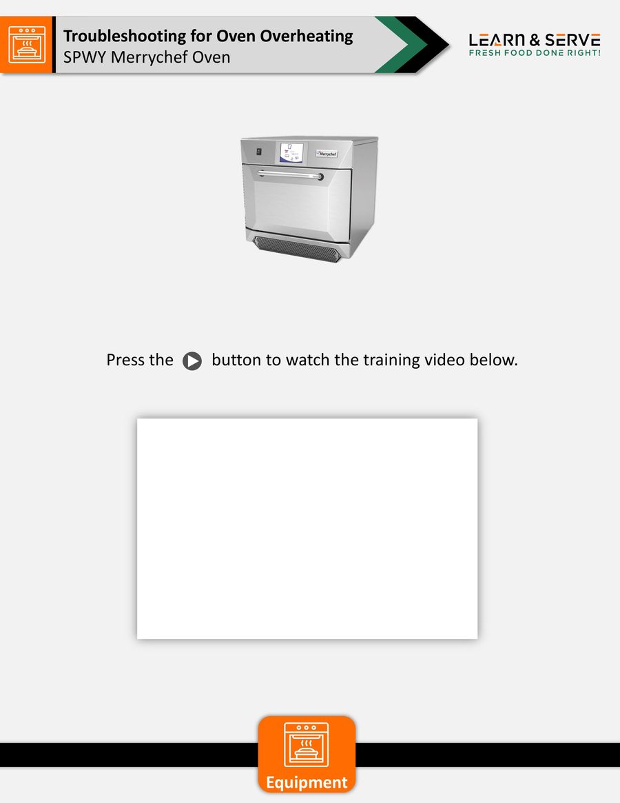MerryChef Oven Overheating by Learn & Serve - Flipsnack