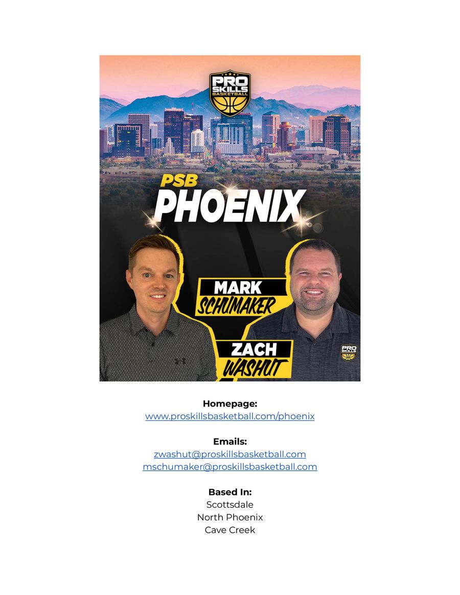 Phoenix 2024 Team Membership Info by Pro Skills... - Flipsnack