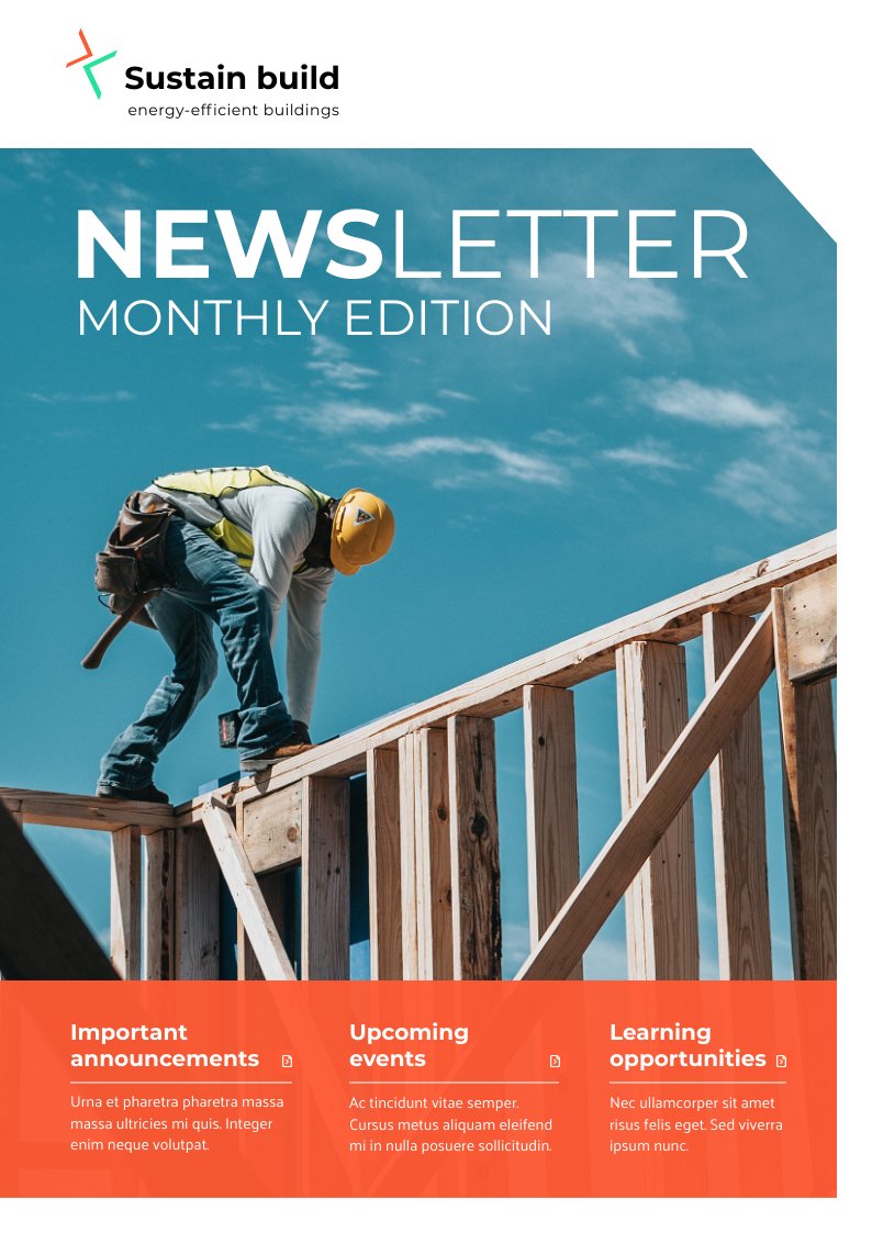 Sustainable company newsletter template by Flipsnack templates - Flipsnack