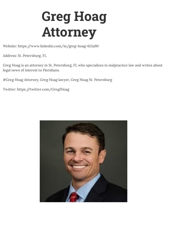 Greg Hoag Attorney by Greg Hoag Attorney - Flipsnack