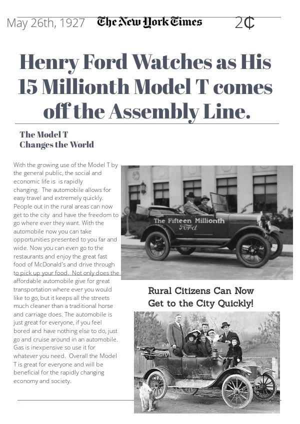 Impact of Henry Ford and the Automobile by seth - Flipsnack