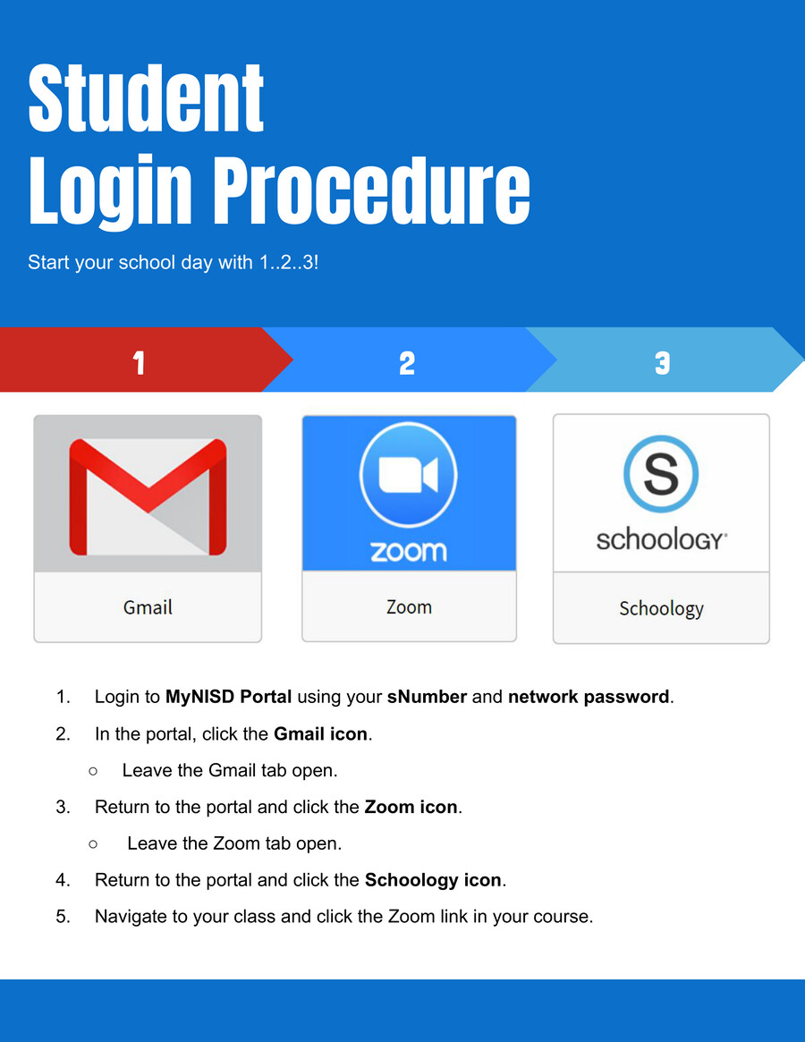 Zoom Student Account Handout (2) by Northside ISD - Flipsnack