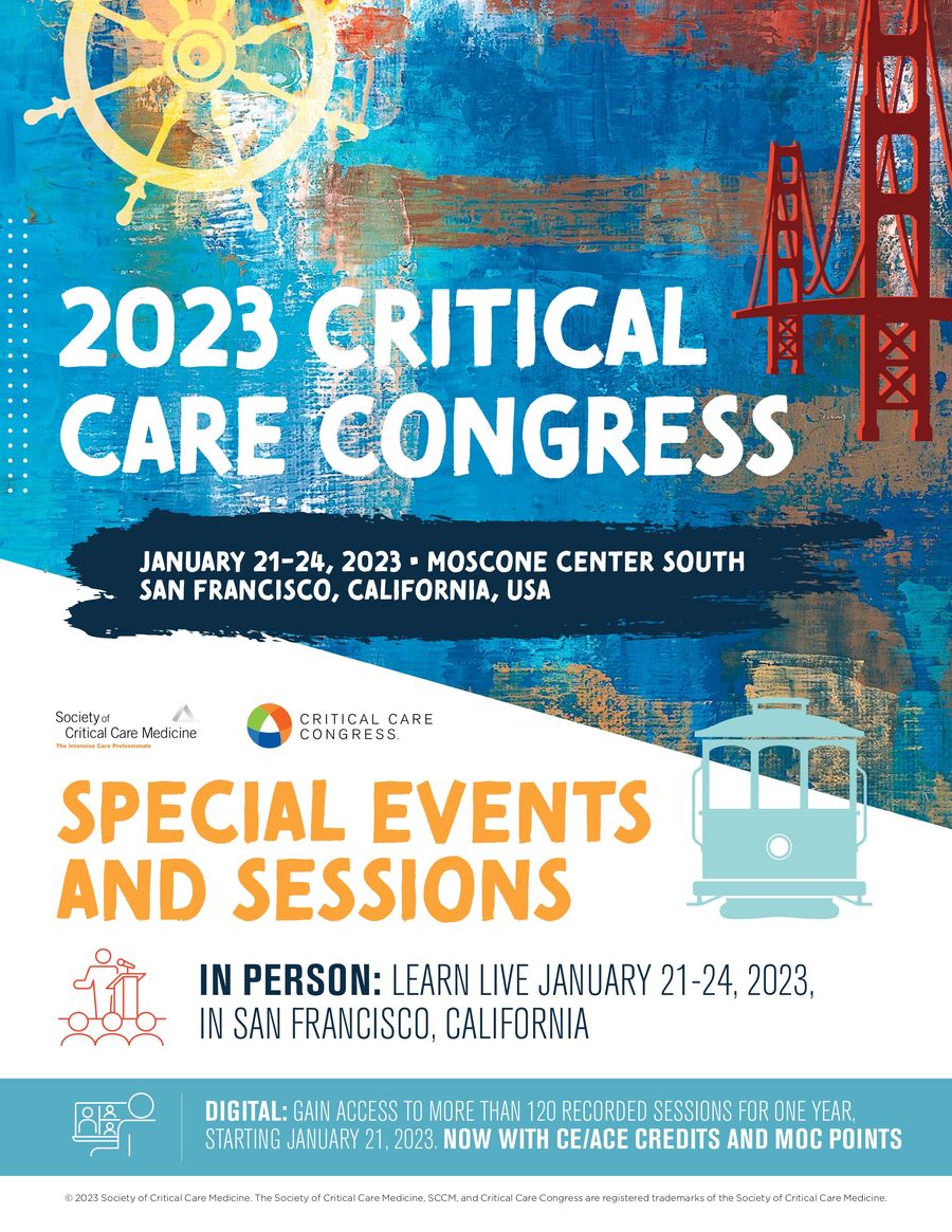 Congress 2023 Special Events and Sessions Brochure by SCCM - Flipsnack