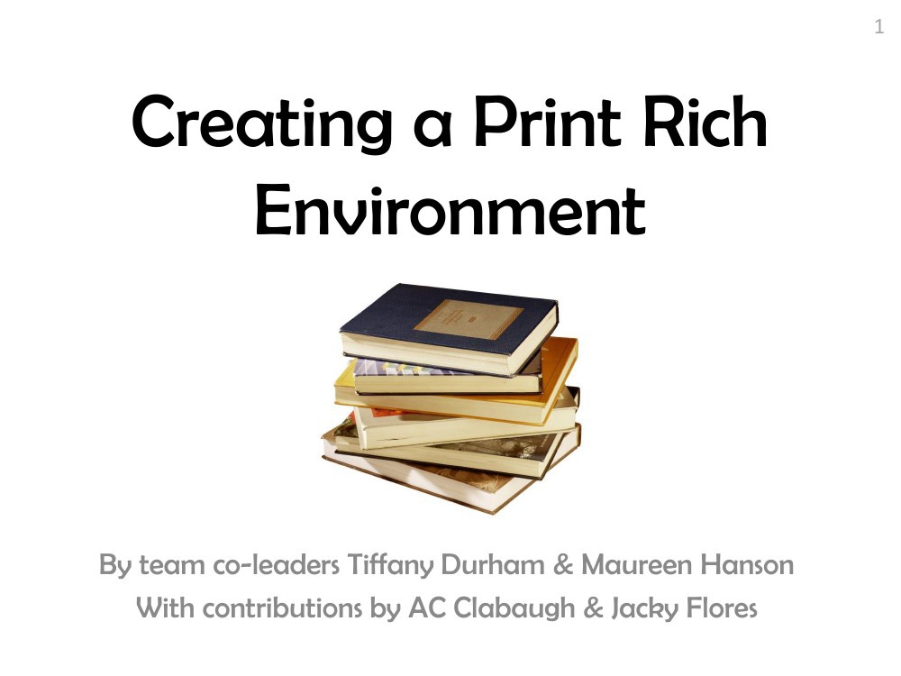 Print Rich Environment by Miss... - Flipsnack