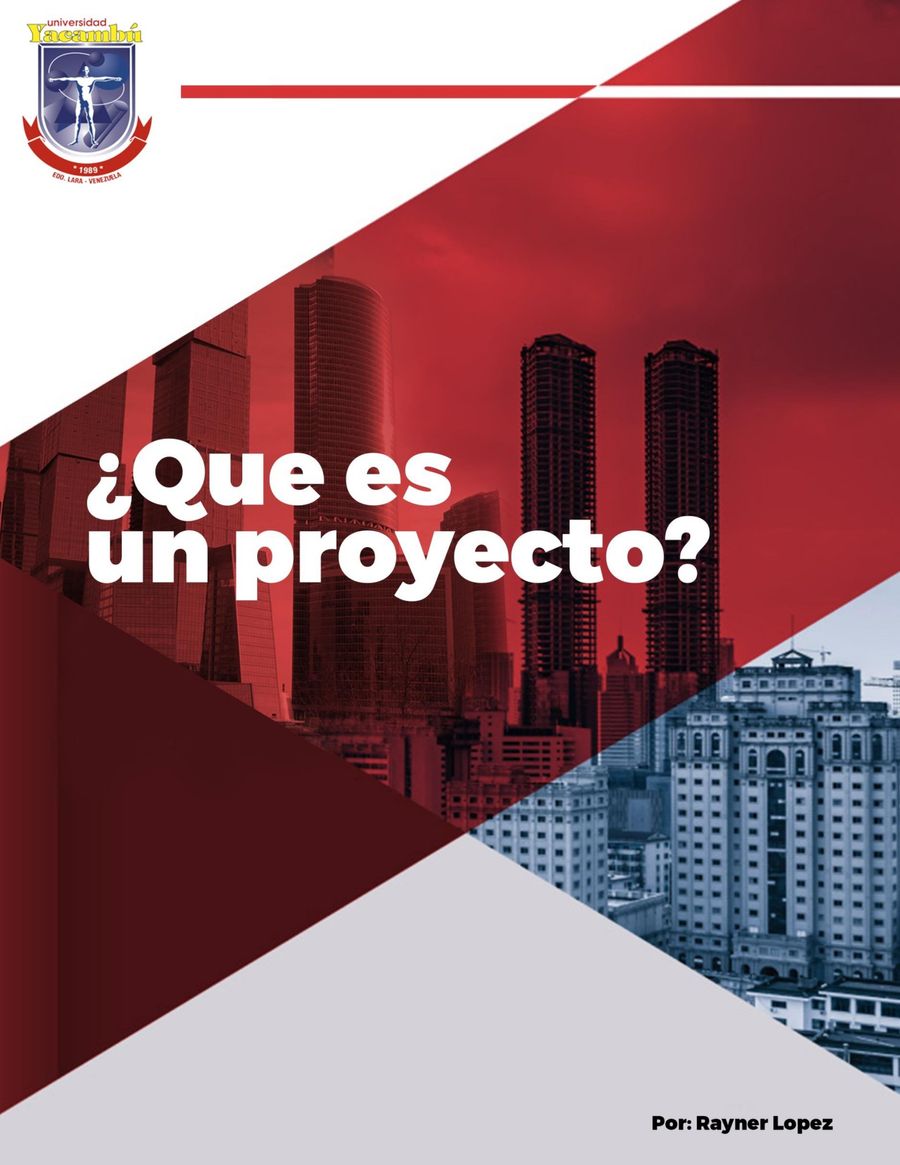Que es un proyecto by Rayner Lopez - Flipsnack