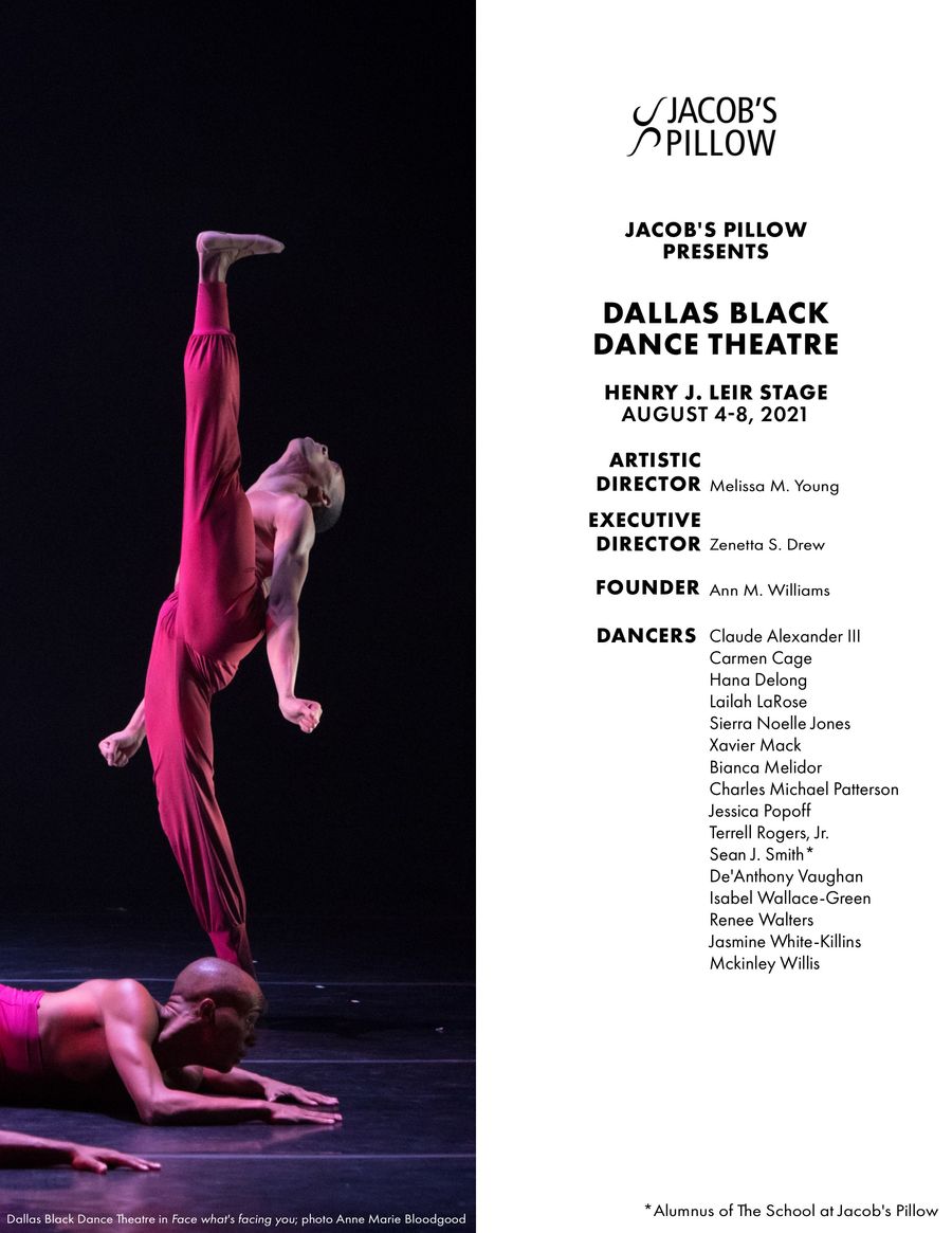 Dallas Black Dance Theatre | Jacob's Pillow Dance Festival 2021 by Jacob's Pillow - Flipsnack