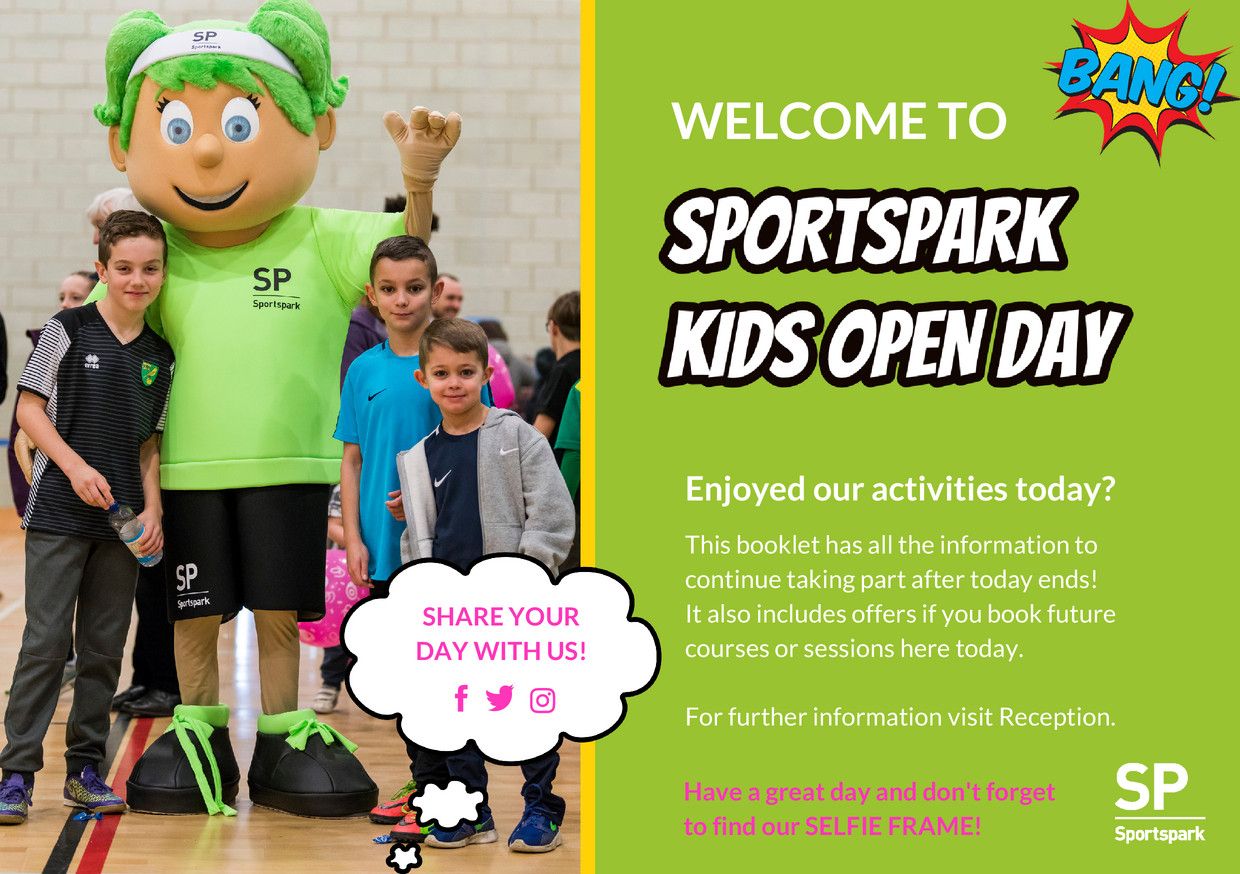 Sportspark Kids Open Day by Sportspark UEA - Flipsnack