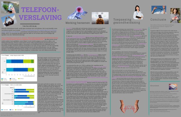 Poster Telefoonverslaving by Anna van Vliet - Flipsnack