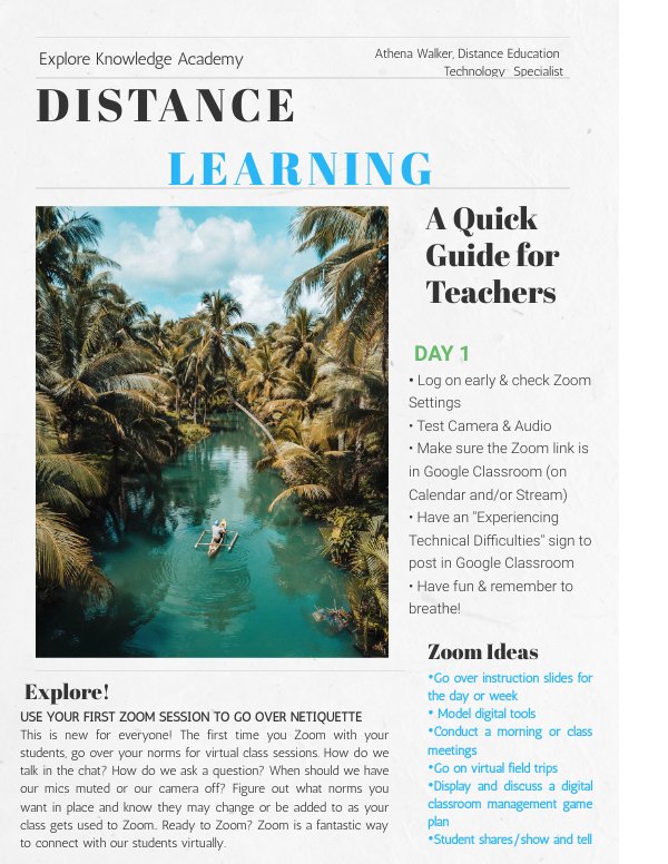 Distance Learning Cheat Sheet by Athena Walker - Flipsnack