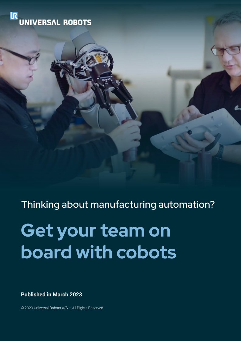 Get your team on board with cobots by Universal Robots - Flipsnack