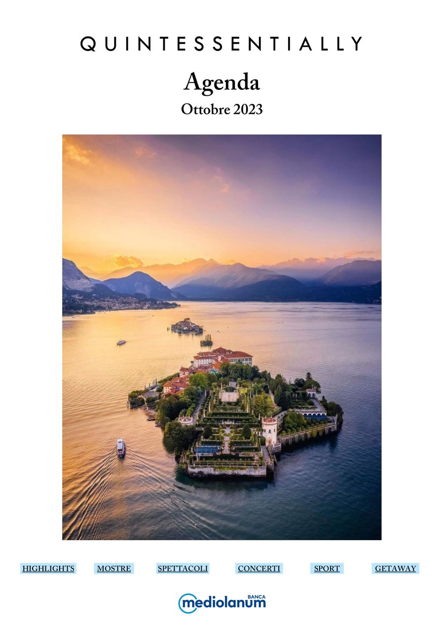 Newsletter Ottobre Mediolanum by Quintessentially - Flipsnack