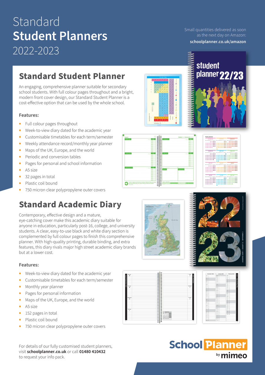 Generic Student Planner Flyer 22-23 by SPC Yearbooks - Flipsnack