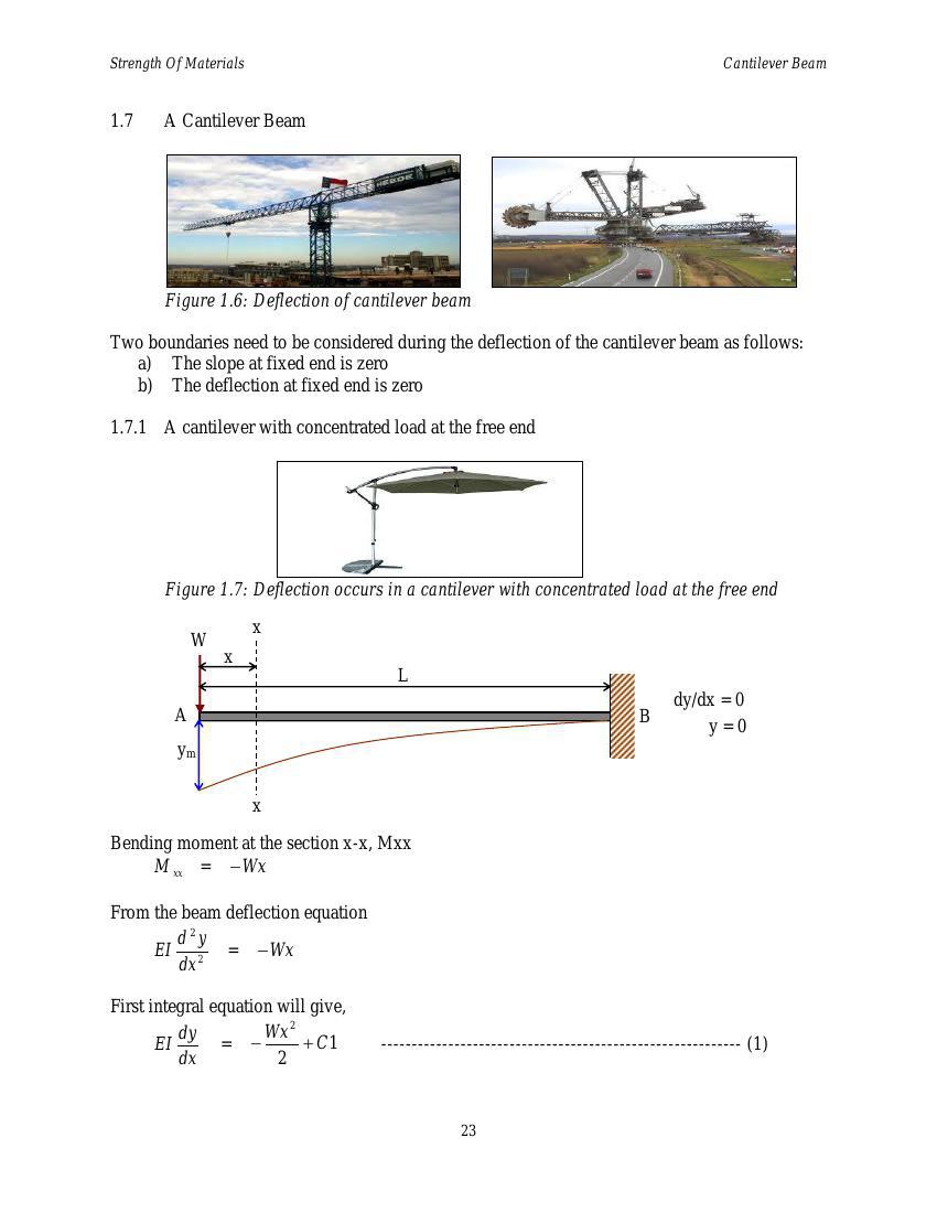 Strength Of Materials: Beam Deflection - Part 3 by norbayamhdsimin ...