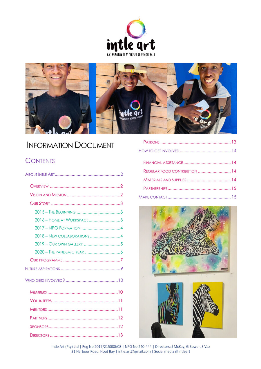 Intle Art Information Document 2021 by Intle Art - Flipsnack