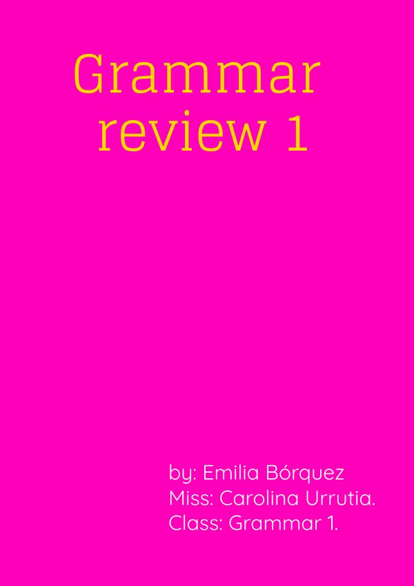 Grammar review 1. by Emilia... - Flipsnack
