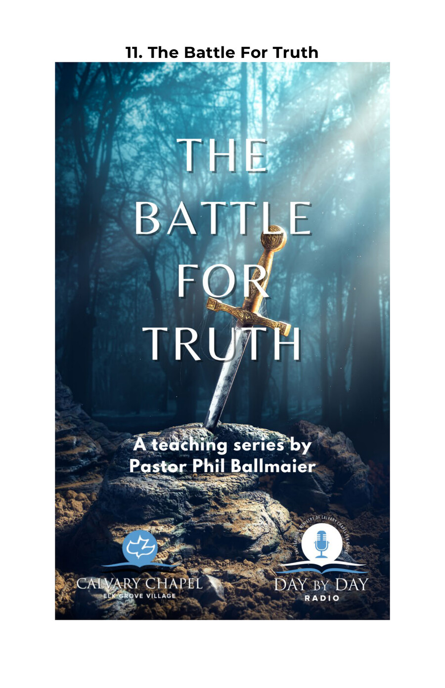 11. Study Guide-The Battle For Truth Part 11-Psychology—New by Calvary ...