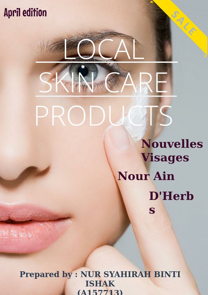 Local skin Care Products by misshora - Flipsnack