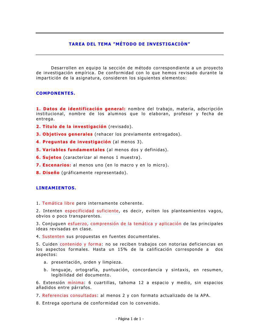 TAREA DEL TEMA METODOLOGÍA DE INVESTIGACIÓN by Marco Rigo - Flipsnack