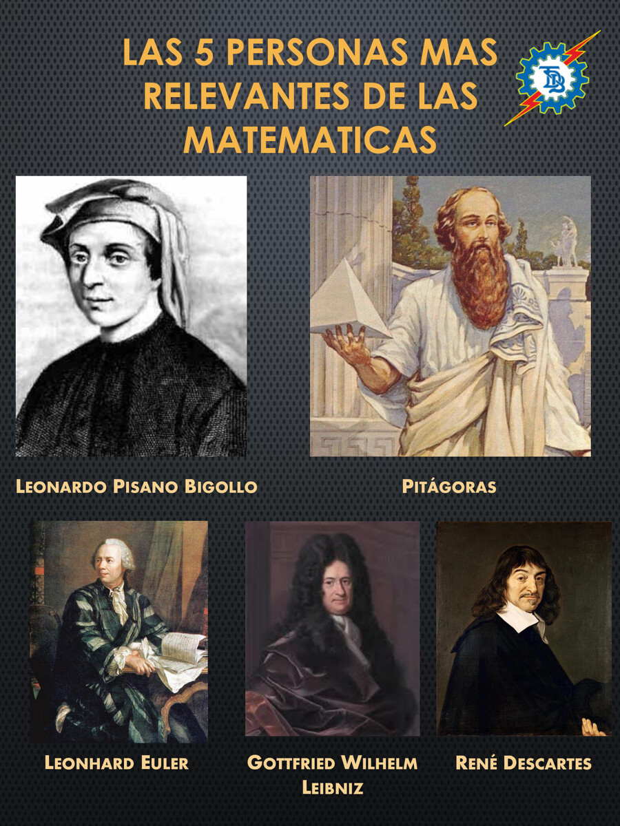 Las 5 personas mas relevantes de la historia de las matemáticas by ...