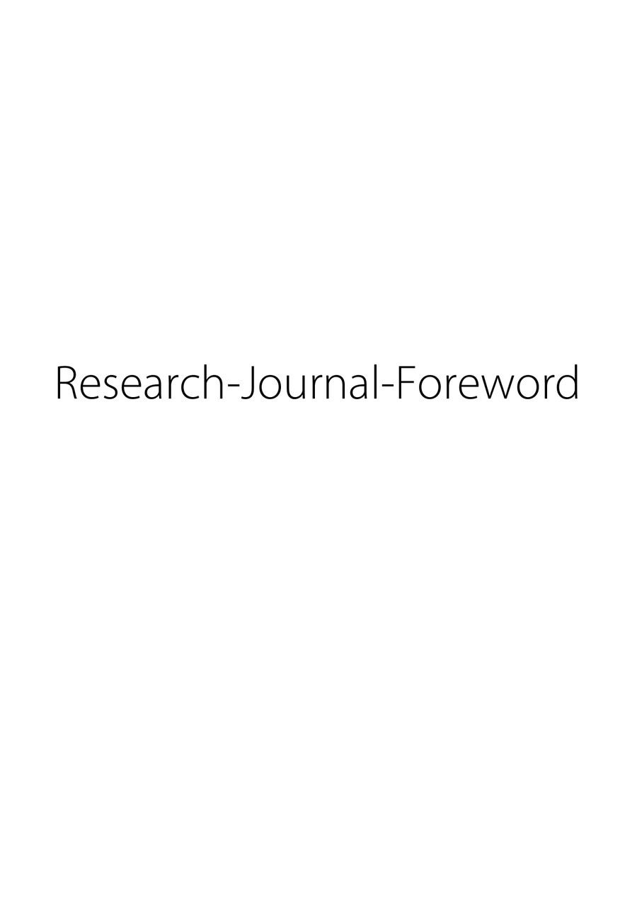 Research-Journal-Foreword by tcsbancs - Flipsnack