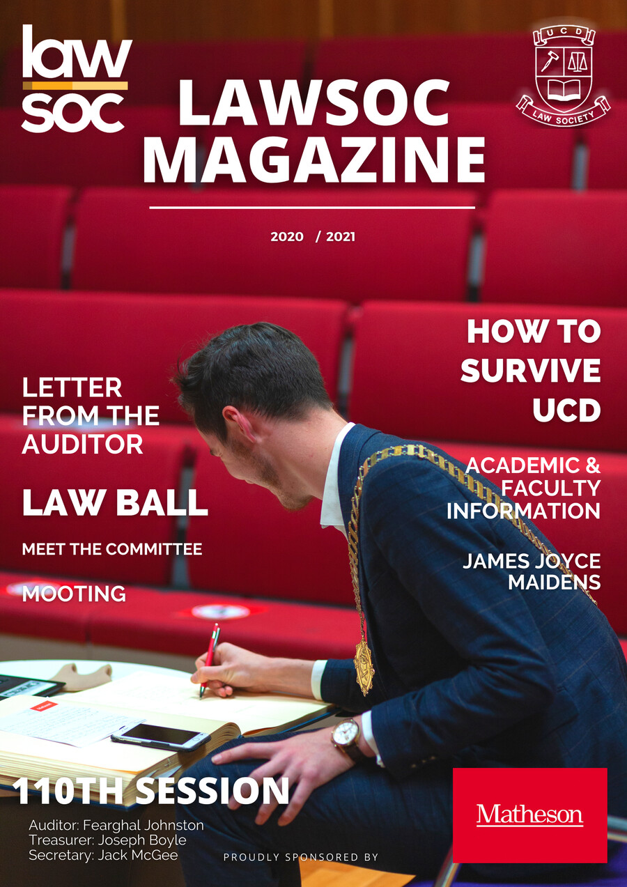 UCD Law Soc Magazine 110th Session 2021/2022 by - Flipsnack