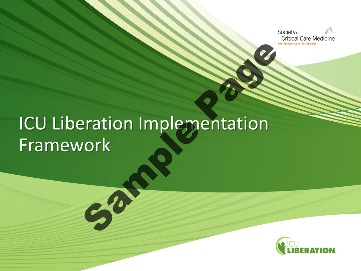 Sample-ICU-Liberation-Implementation-Framework-Booklet by SCCM - Flipsnack