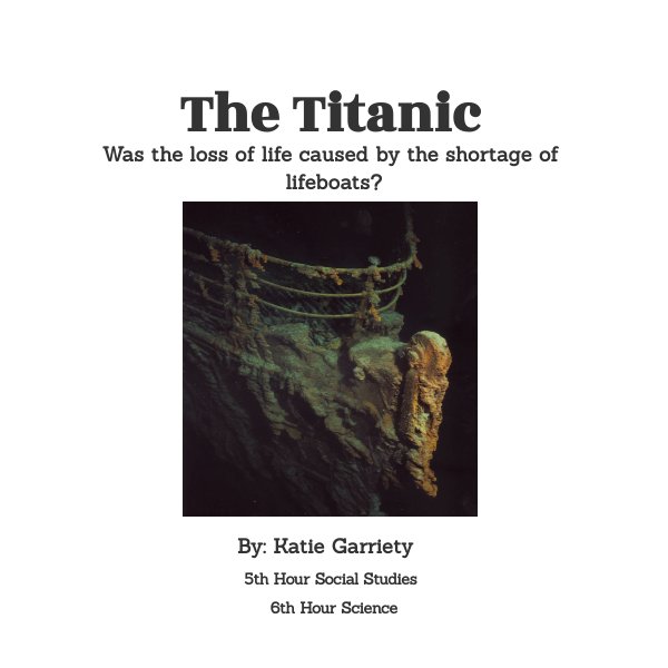 Titanic Inquiry Flipbook by Katie - Flipsnack