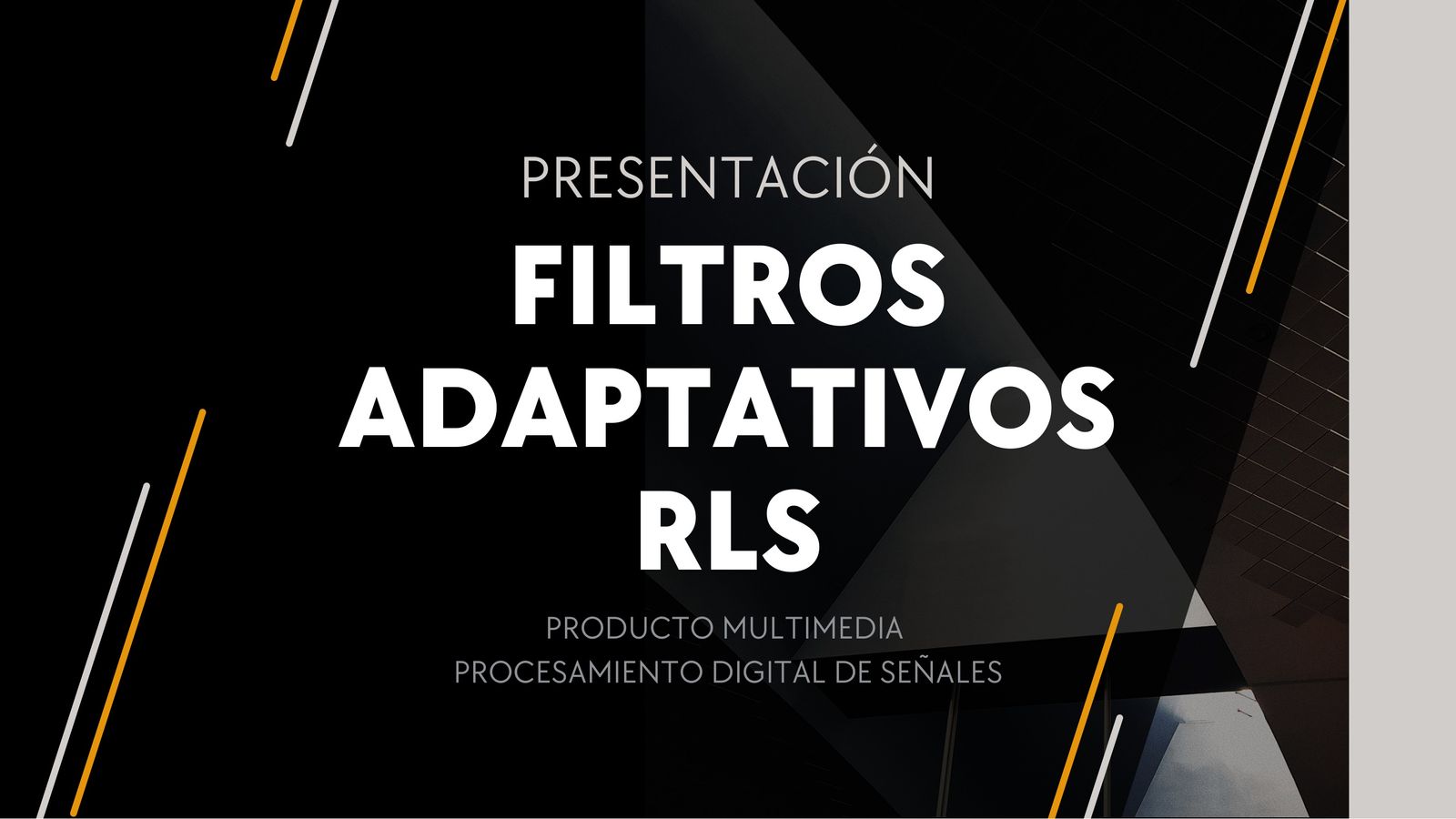 Filtros Adaptativos RLS by Daniel Pineda - Flipsnack