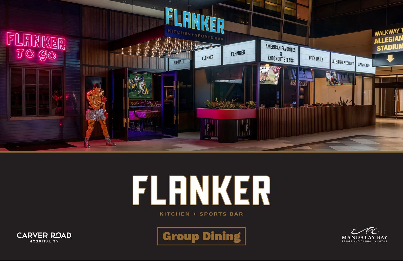 Flanker Kitchen + Sports Bar Group Dining Deck - Las Vegas by CRH ...