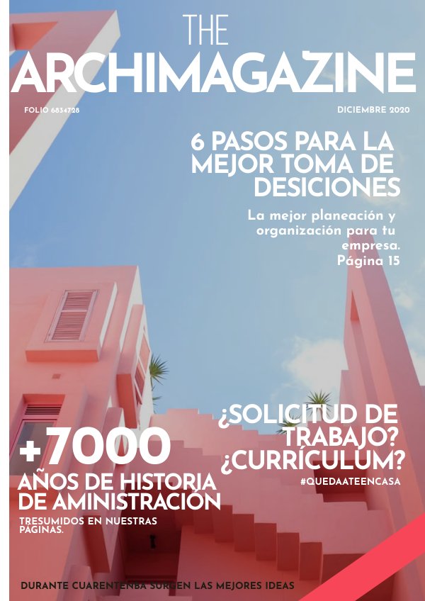 THE ARCHIMAGAZINE by Irani Zavaleta - Flipsnack