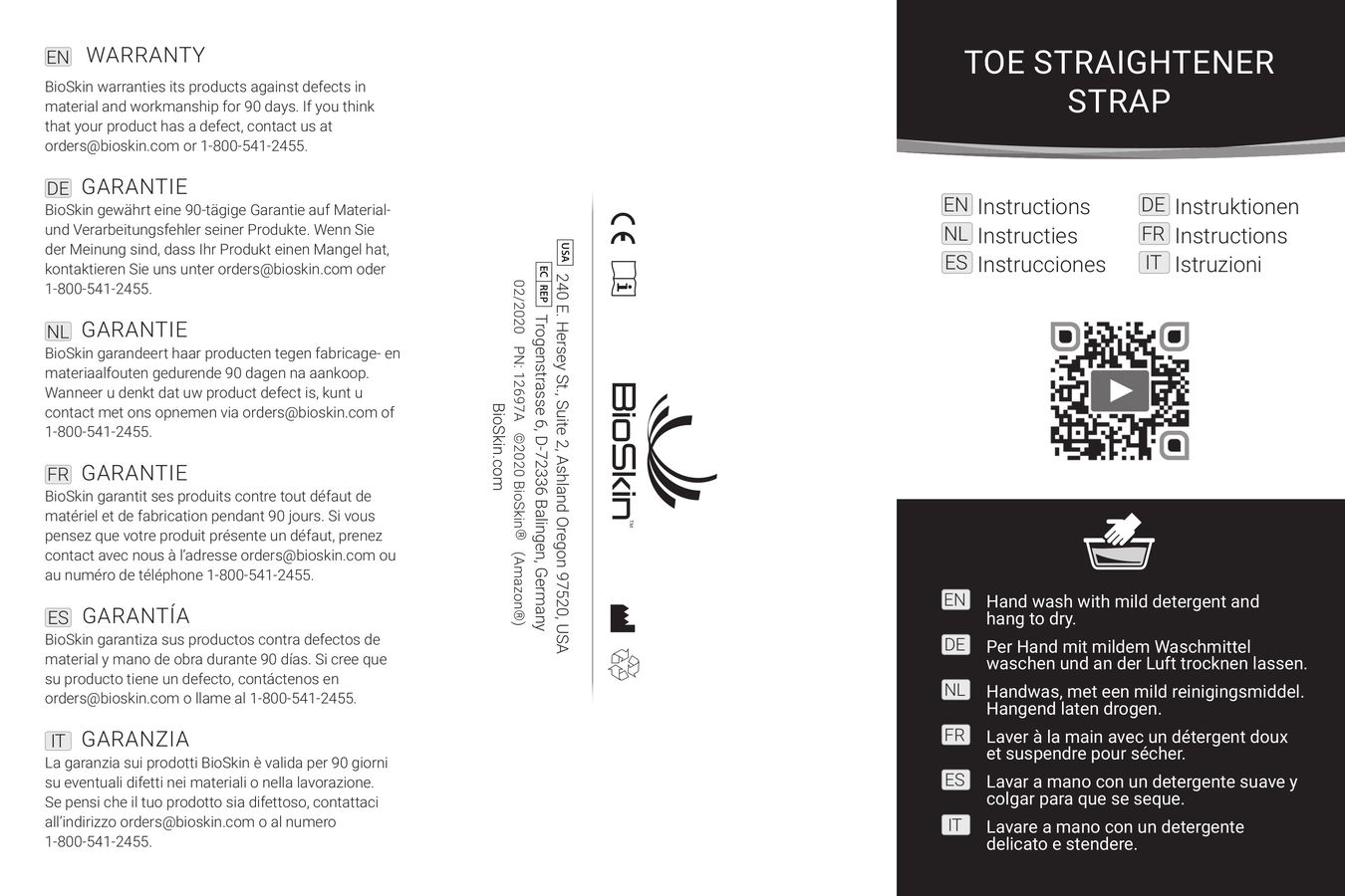 Toe Straightener Strap_Instructions by BioSkin