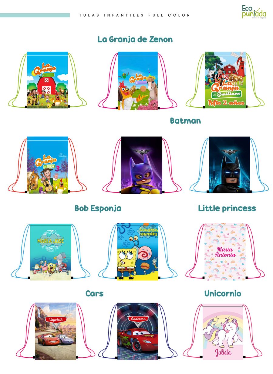 Diseño tulas color - Ecopuntada by Ecopuntada - Flipsnack