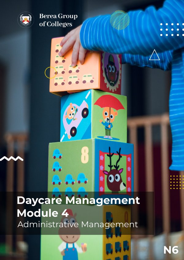 Daycare Management N6 Module 4 by E-Publishing - Flipsnack