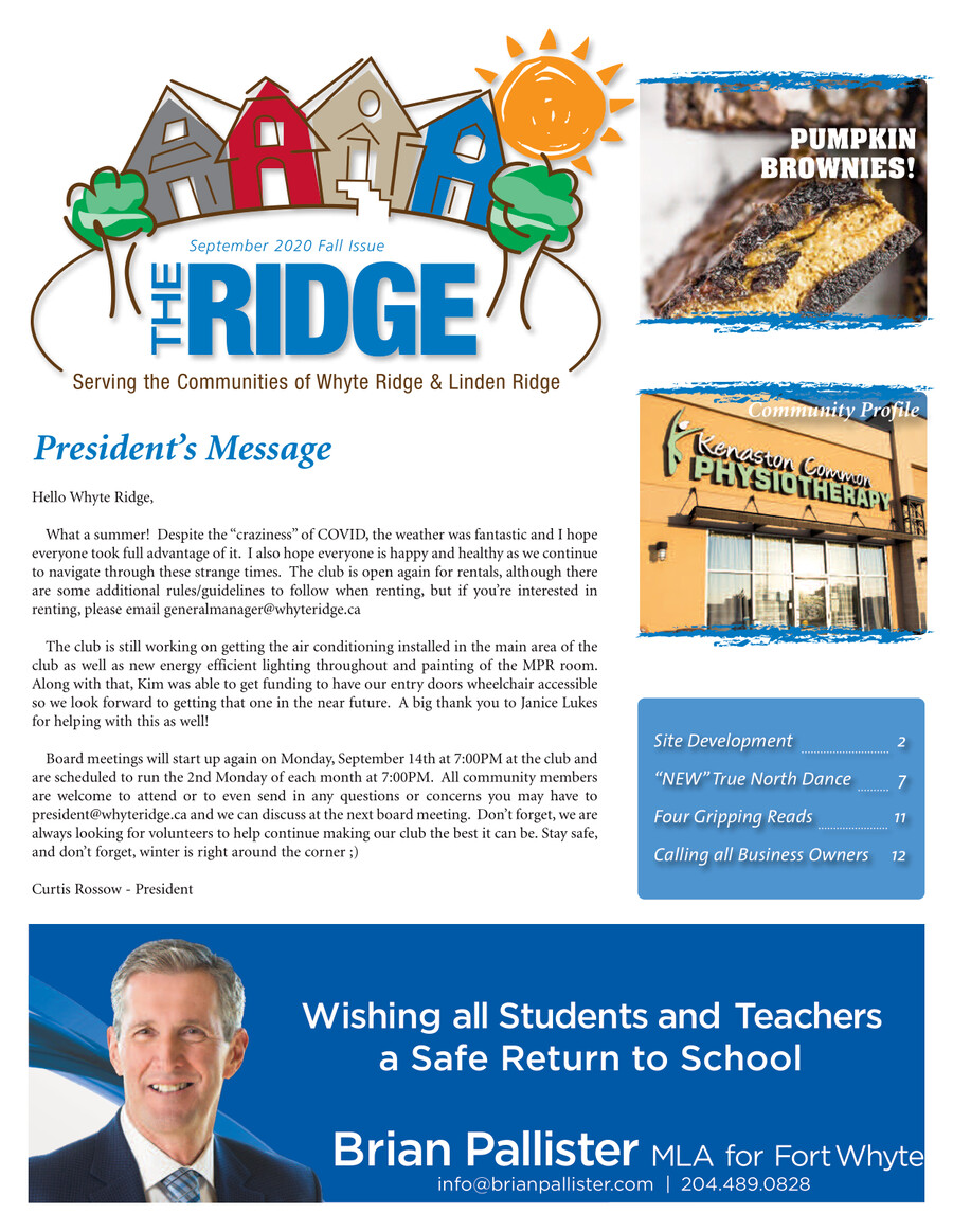 The Ridge newsletter Sept2020 by Joe - Flipsnack